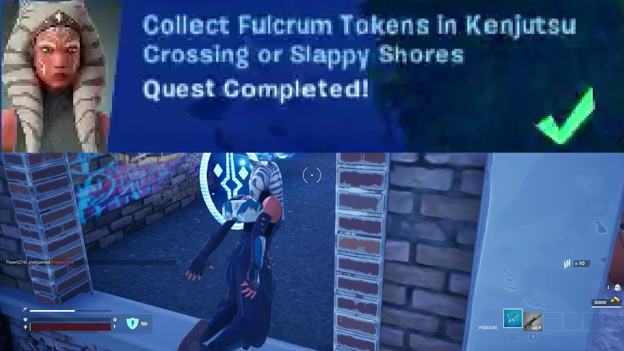 Collect Fulcrum Tokens in Kenjutsu Crossing or Slappy Shores Fortnite ...