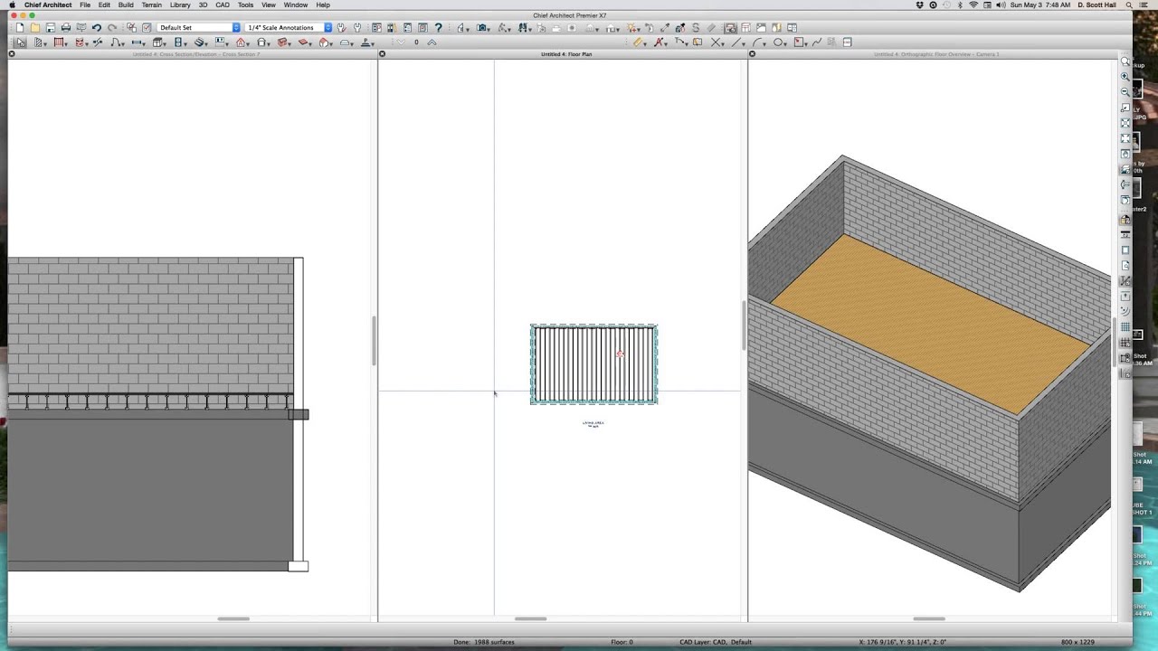 The Basement walls on Level one video. Chief Architect Videos by dsh ...