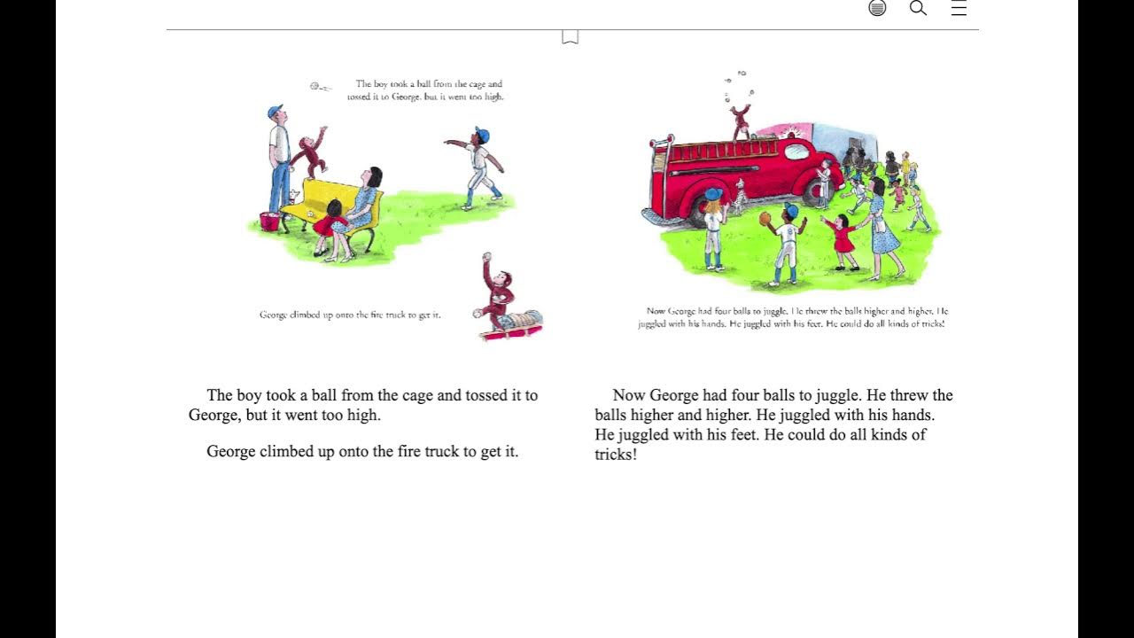 Curious George And The FireFighters - YouTube