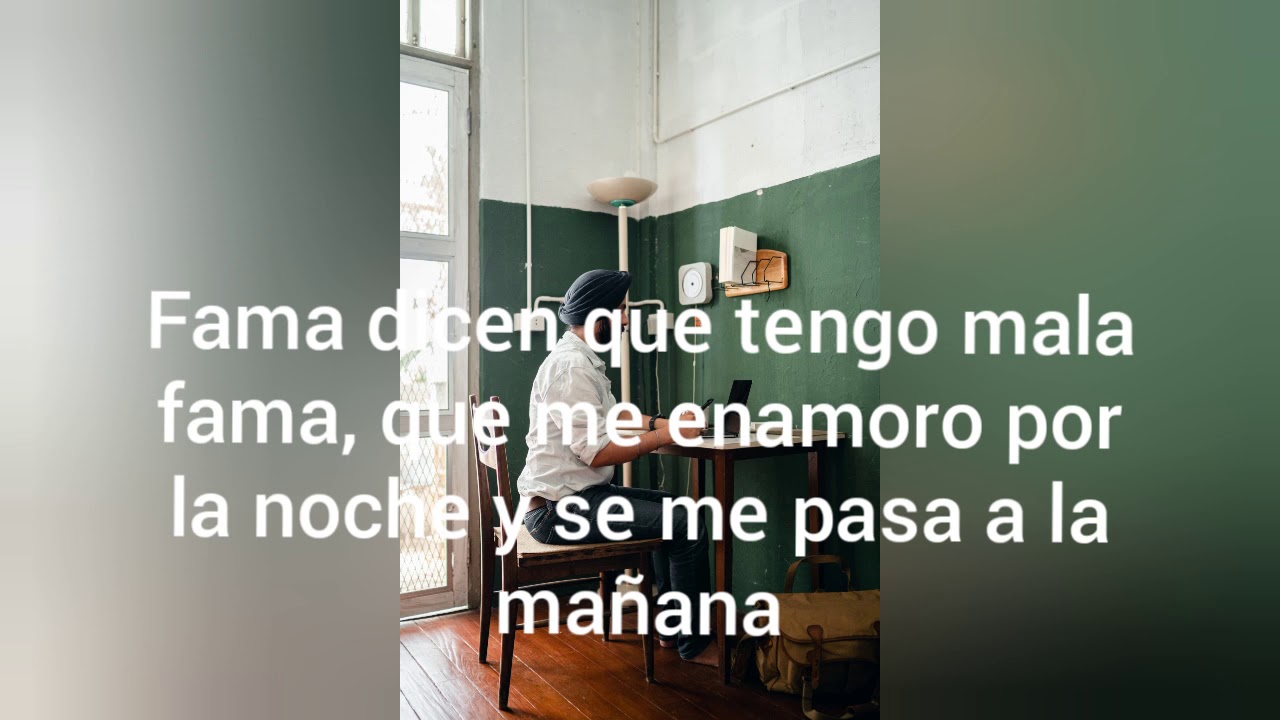 Mala fama (Letra) Danna Paola - YouTube