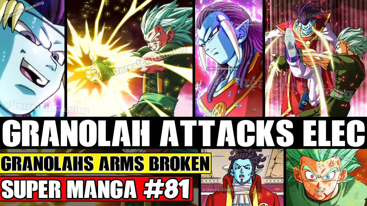 GRANOLAH ATTACKS ELEC! Gas Breaks Granolahs Arms Dragon Ball Super ...