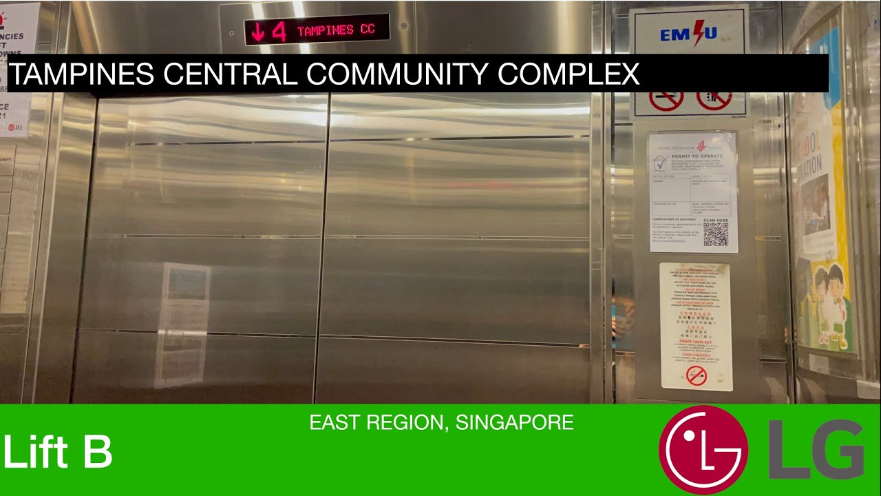 Tampines Central Community Complex || LG Elevator (Lift B) - YouTube