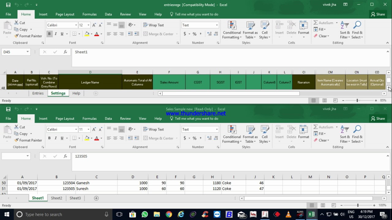 HOW TO IMPORT DATA FROM EXCEL TO TALLY ERP 9 YouTube HOW TO IMPORT DATA FROM EXCEL TO TALLY ERP 9 YouTube