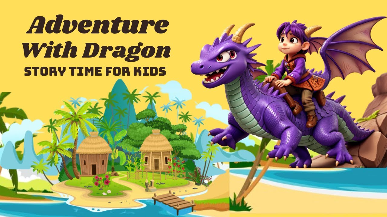 Adventure With Dragon Kids Story | Animals Adventure | Storytime For ...