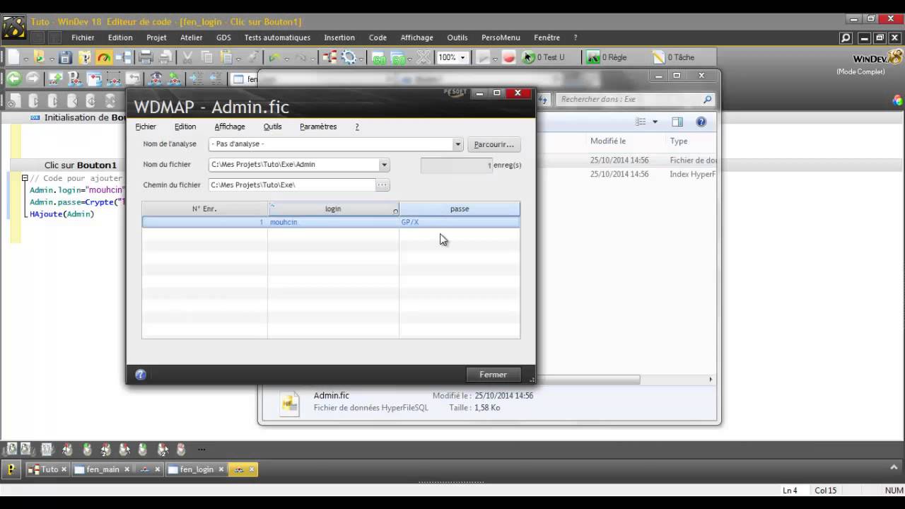 System login windev - YouTube