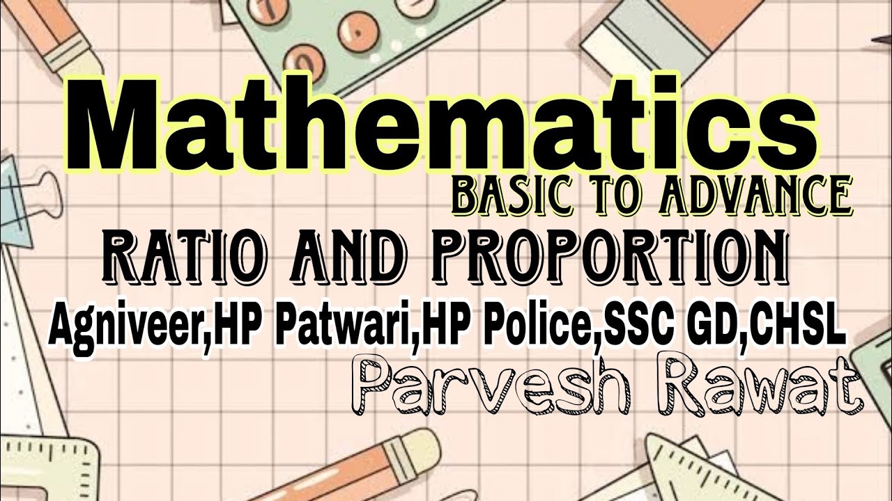 Ration And Proportion || Maths Basic to advance || Parvesh Rawat - YouTube