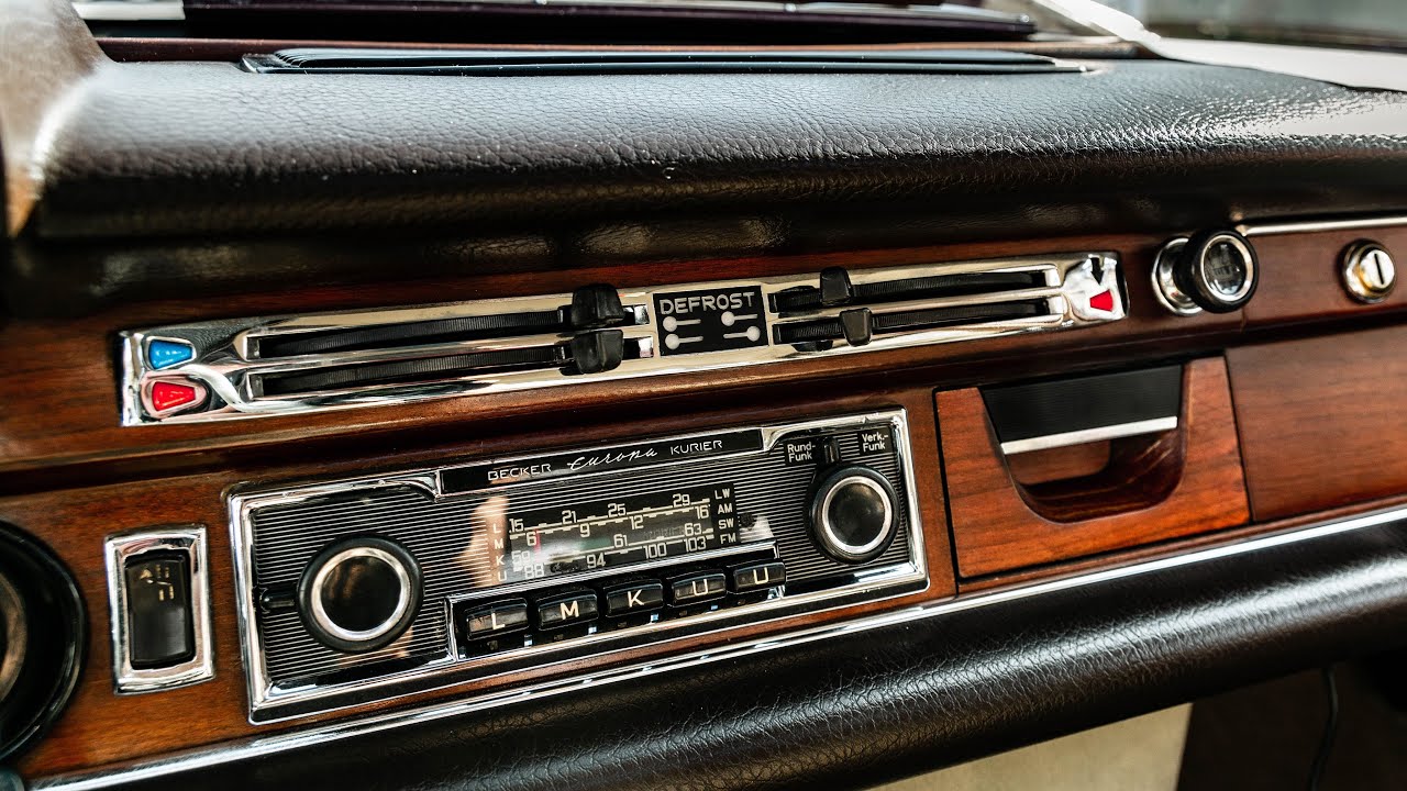 Mercedes-Benz W108 280SE 3.5 V8 - 1972 ( interior ) 🕵🏻‍♂️ - YouTube