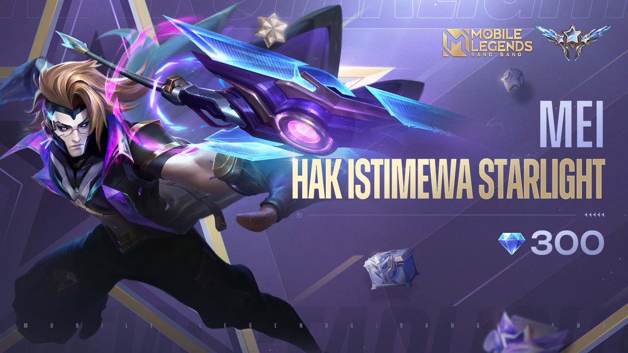 Hak Istimewa StarLight Mei | Moskov "Violet Spear" | Mobile Legends ...