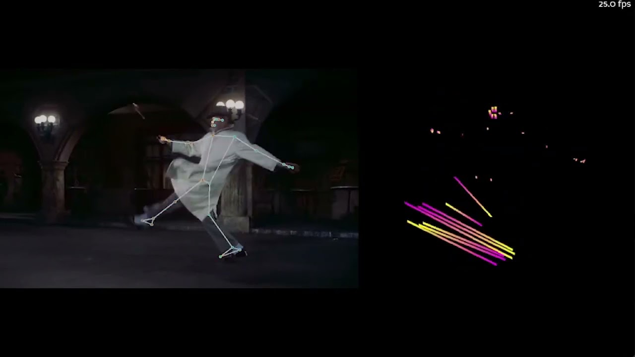 MediaPipe and skeleton flow - YouTube