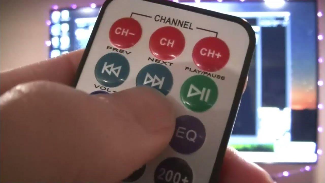 IR remote control - assign buttons to commands on remote computers - YouTube