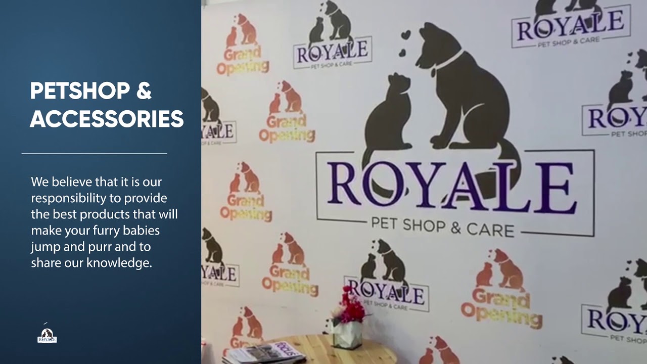 Royale pet shop & care - YouTube