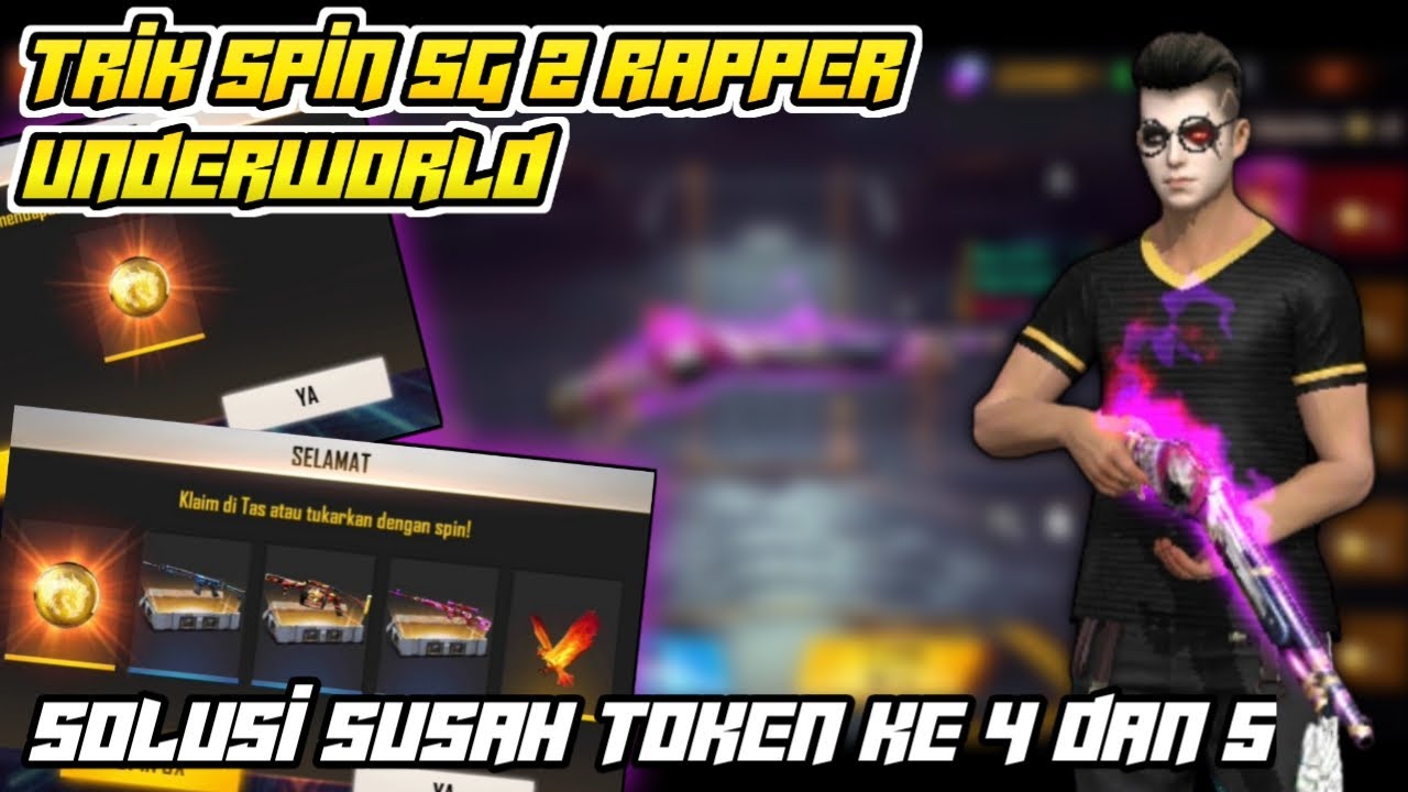 TRIK SPIN SG UNGU | TRIK SPIN SG RAPPER UNDERWORLD | TRIK SPIN SG 2 ...