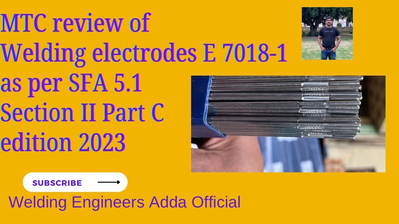 MTC Review of Welding Electrodes - YouTube