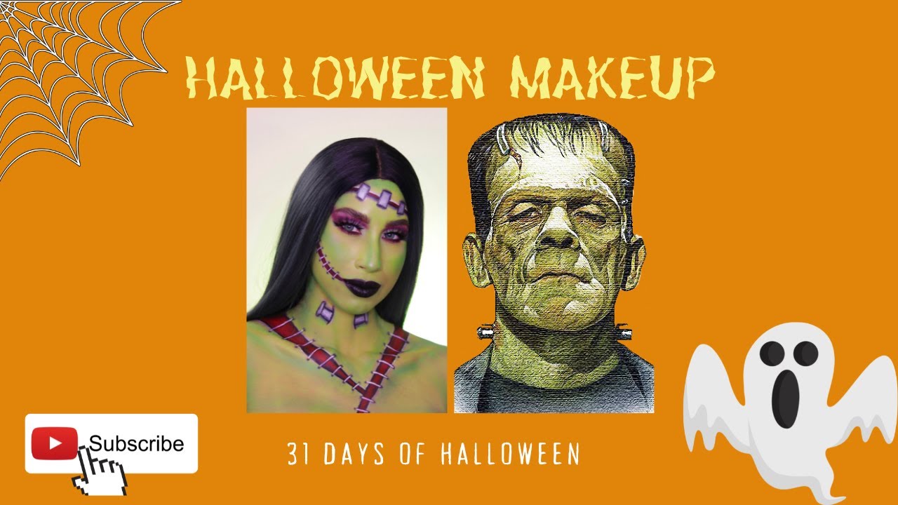 Frankenstein maquillaje | HALLOWEEN MAKEUP | TUTORIAL DE MAQUILLAJE DE ...
