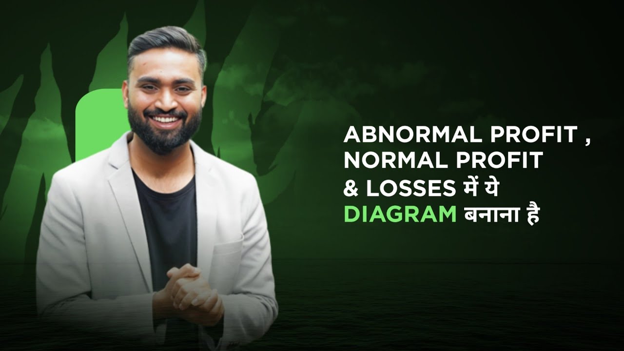 Abnormal Profit | Normal Profit | Losses | Diagram | Economics | Class ...