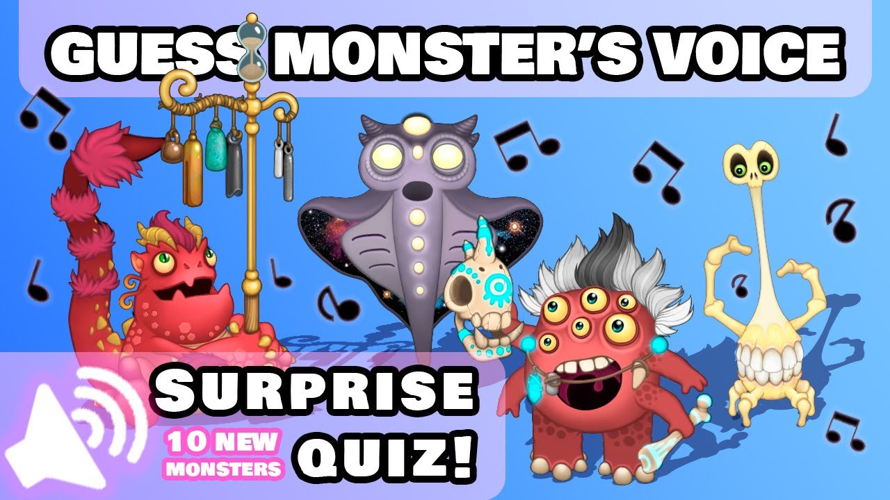🎉GUESS THE MONSTERS VOICE #100 (Wimmzies, Xyster, Cahoot, Spytrap ...