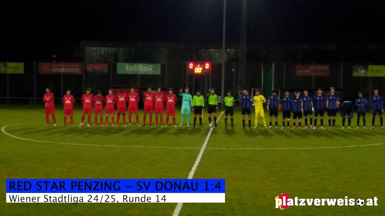 Analyse Red Star Penzing - SV Donau, Wiener Stadtliga 24/25 - YouTube