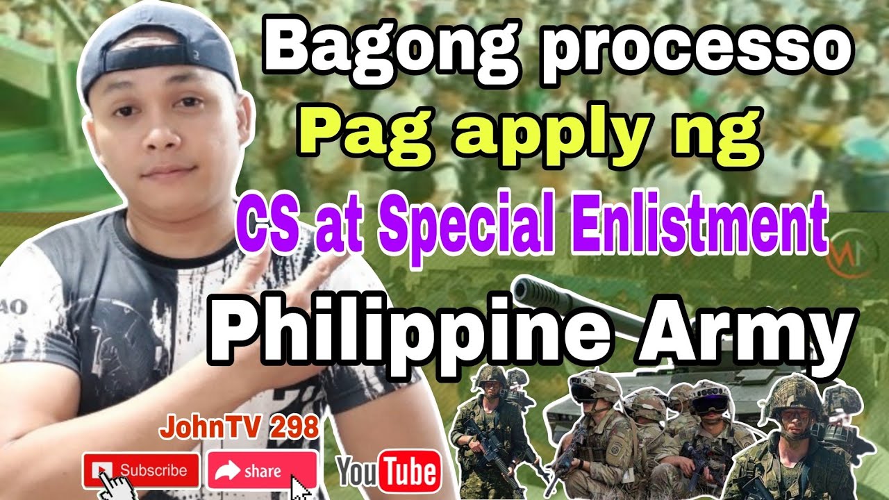 Bagong proscesso sa Pag apply ng CS at Special Enlistment sa Philippine ...