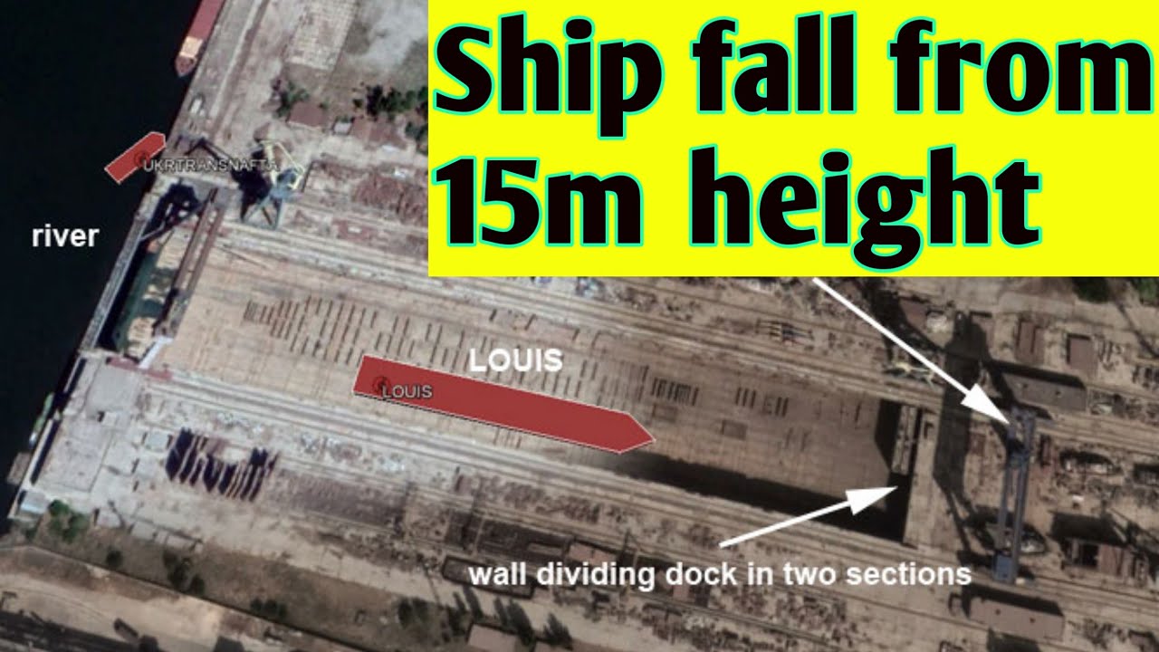 Ship fall from height | dry dock - YouTube