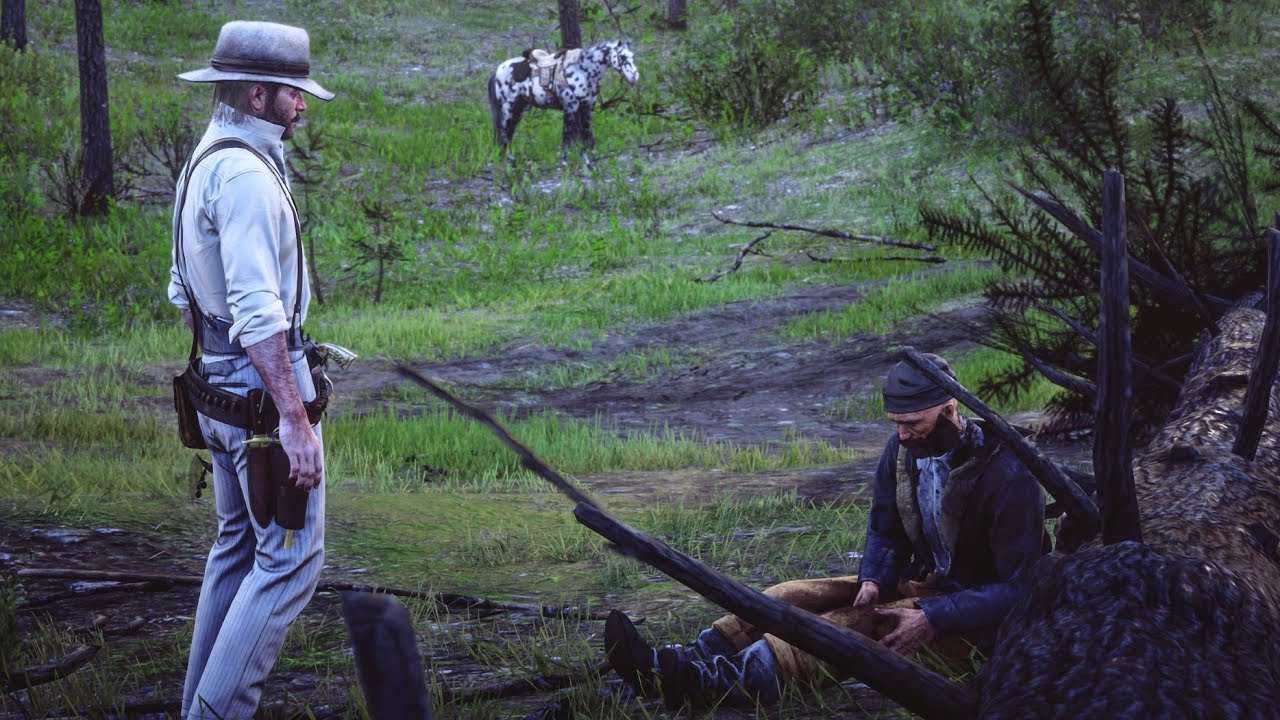 Red Dead Redemption 2 - Helping A Worker of the Appleseed Timber ...