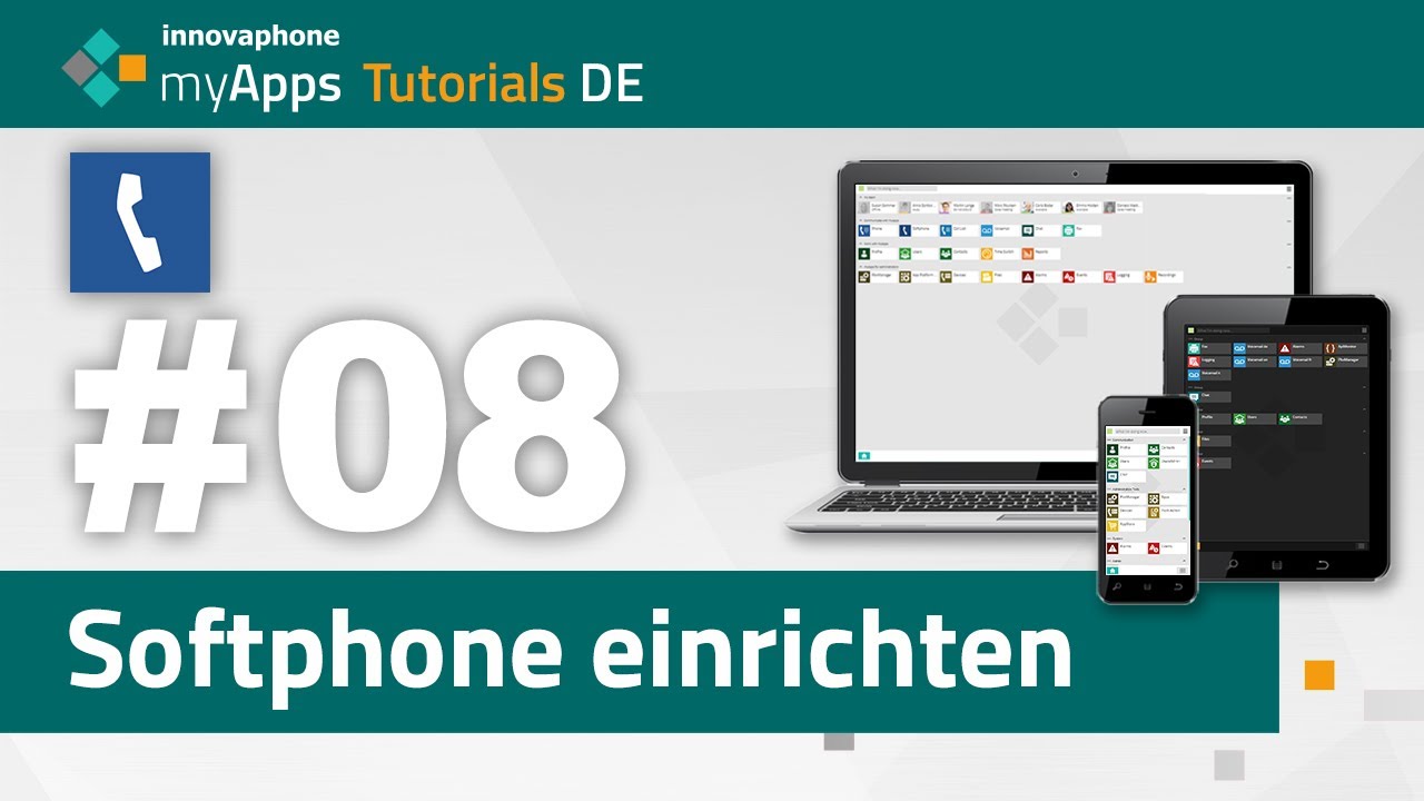 #08 myApps Tutorial — Softphone einrichten (13rX, 14rX, 15r1) | DE - YouTube