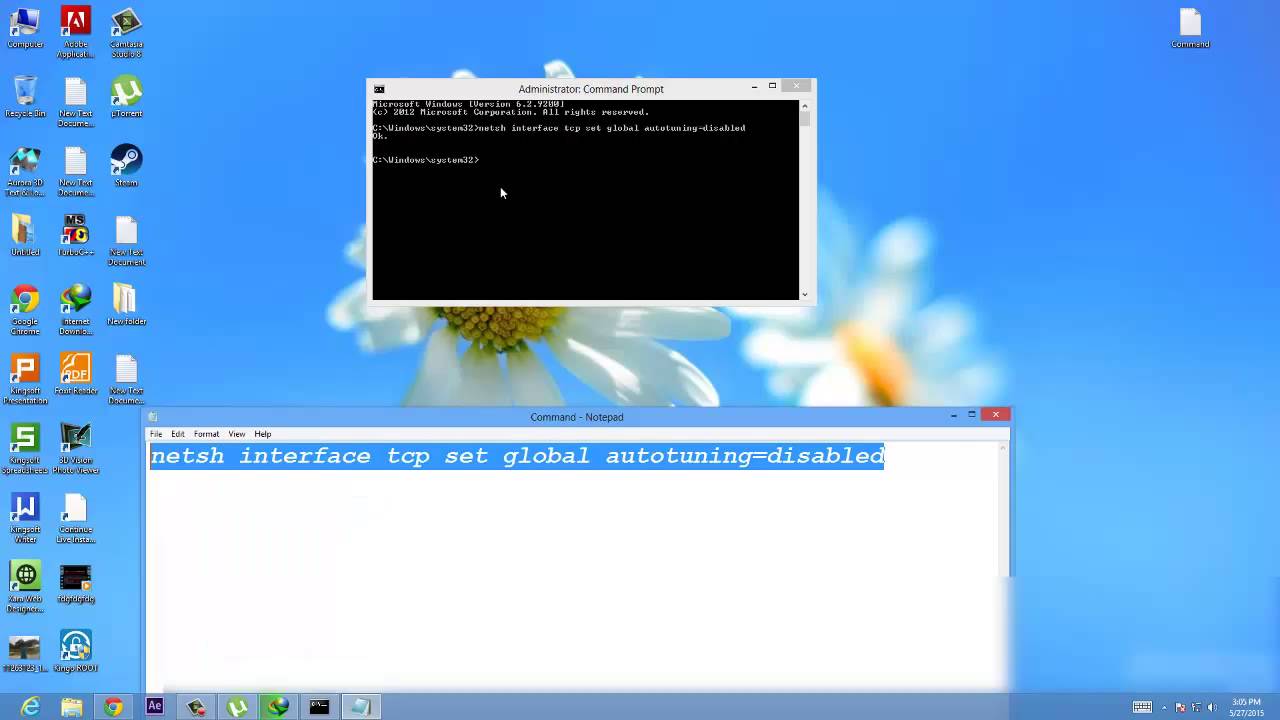 How to Speed up your internet connection(By Using ''CMD"') - YouTube