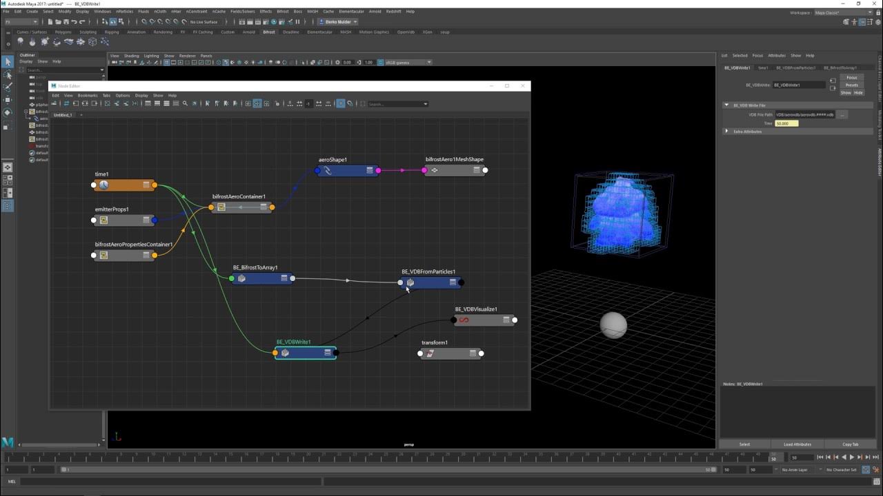 Bifrost Aero to OpenVDB to Redshift in Maya 2017 - YouTube