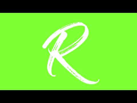 Letras animadas | Abecedario en pantalla verde | after effects/premiere ...