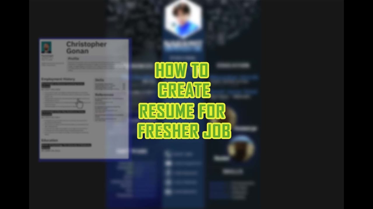 how to create resume for 3d artist - YouTube