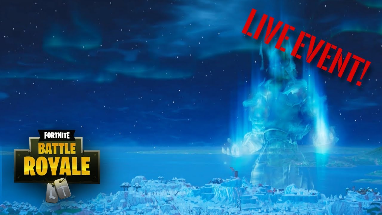 New Fortnite Live Event Ice King Sphere At Polar Peak!!! | Fortnite ...