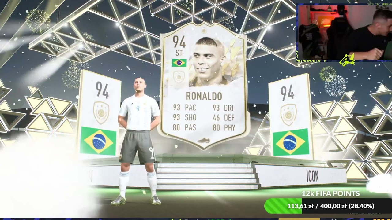 FIFA 22 Streamer packs Icon Ronaldo Nazário R9 - YouTube