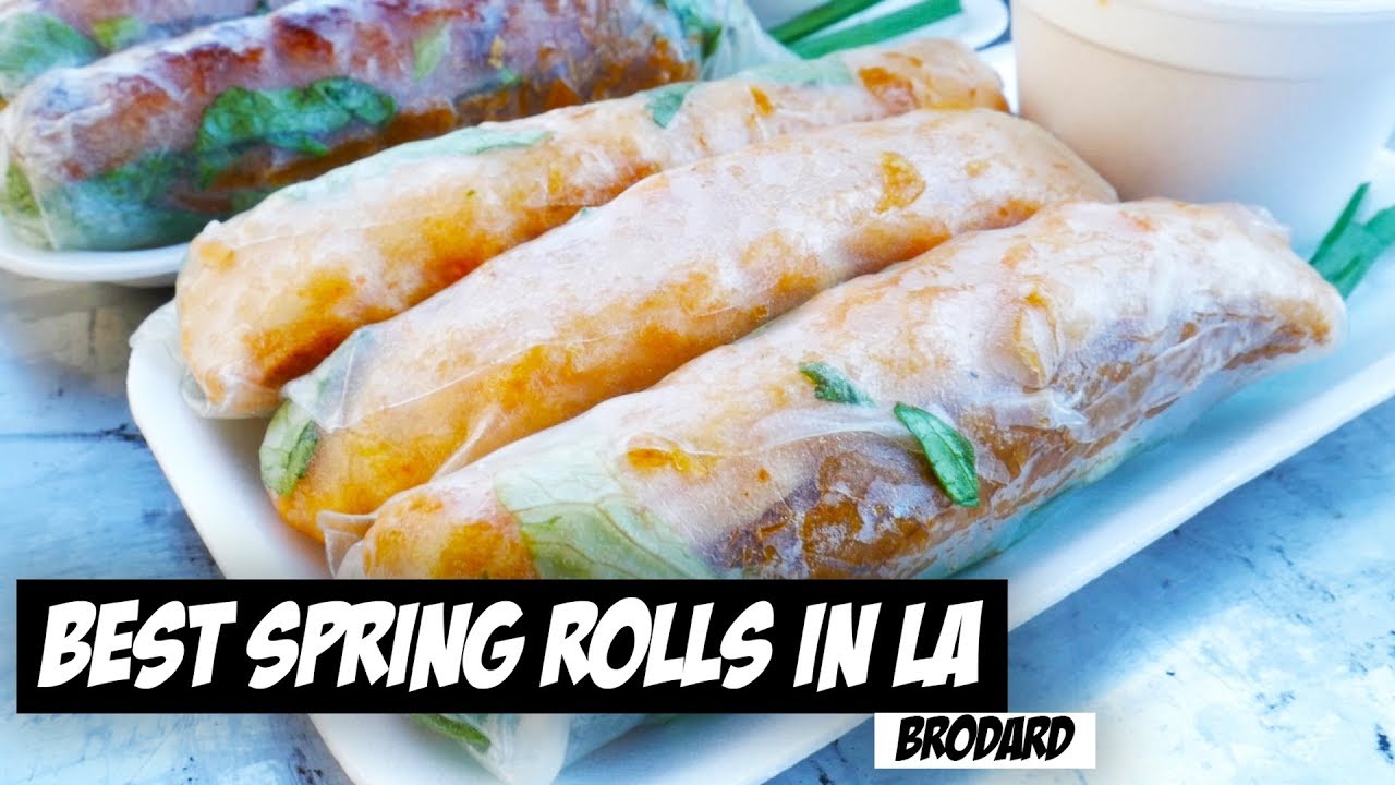 The Best Spring Rolls In Los Angeles - YouTube