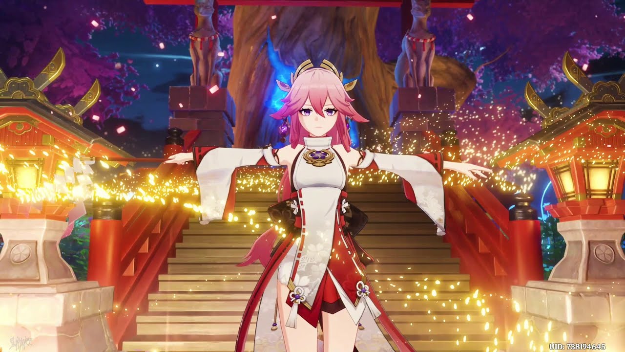 Genshin Impact - Yae Miko Story Cutscene (The memory of Youkai) - YouTube