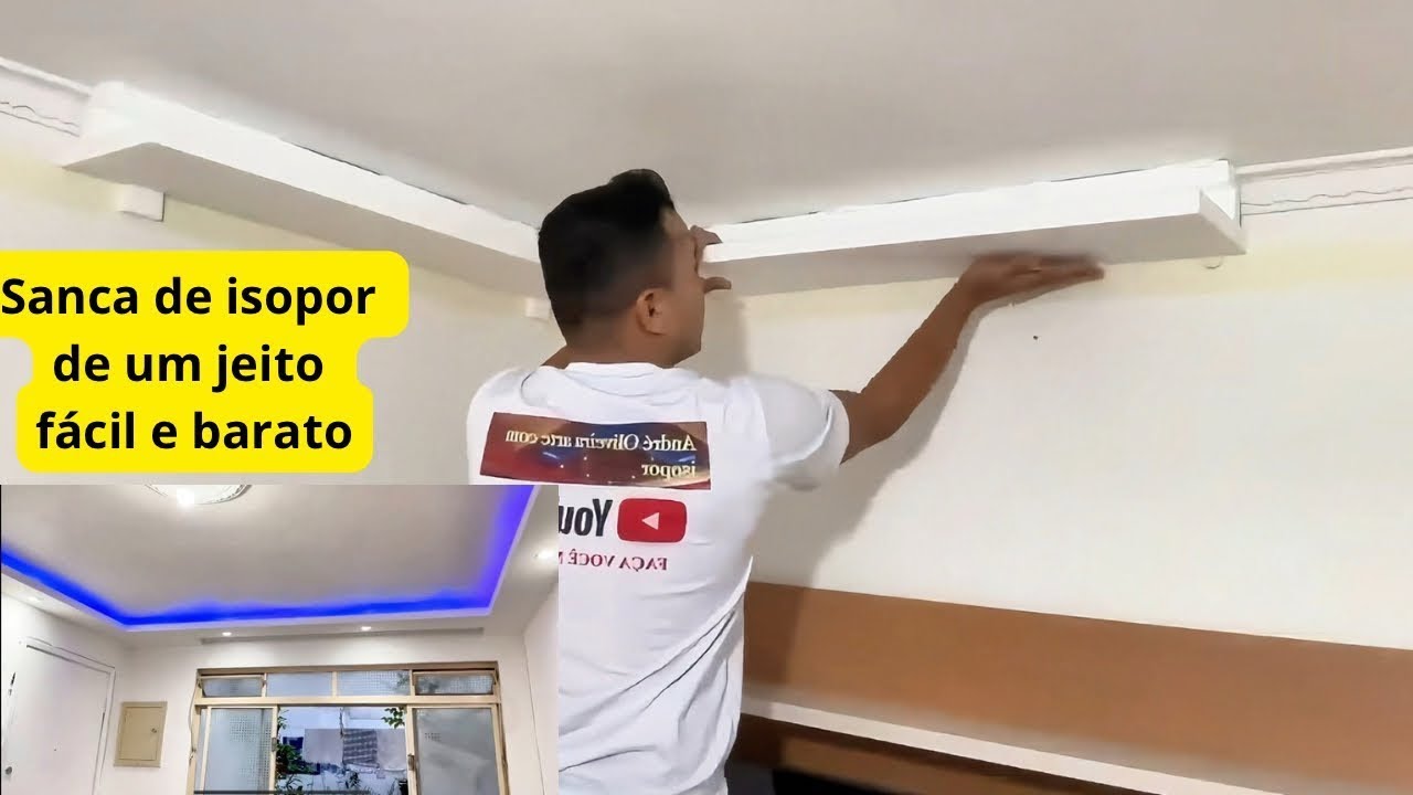 Aprenda a Fazer Sanca de Isopor Barata e Elegante - YouTube