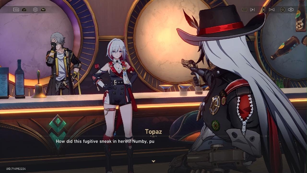 Honkai: Star Rail caelus made a drink for topaz 2 - YouTube