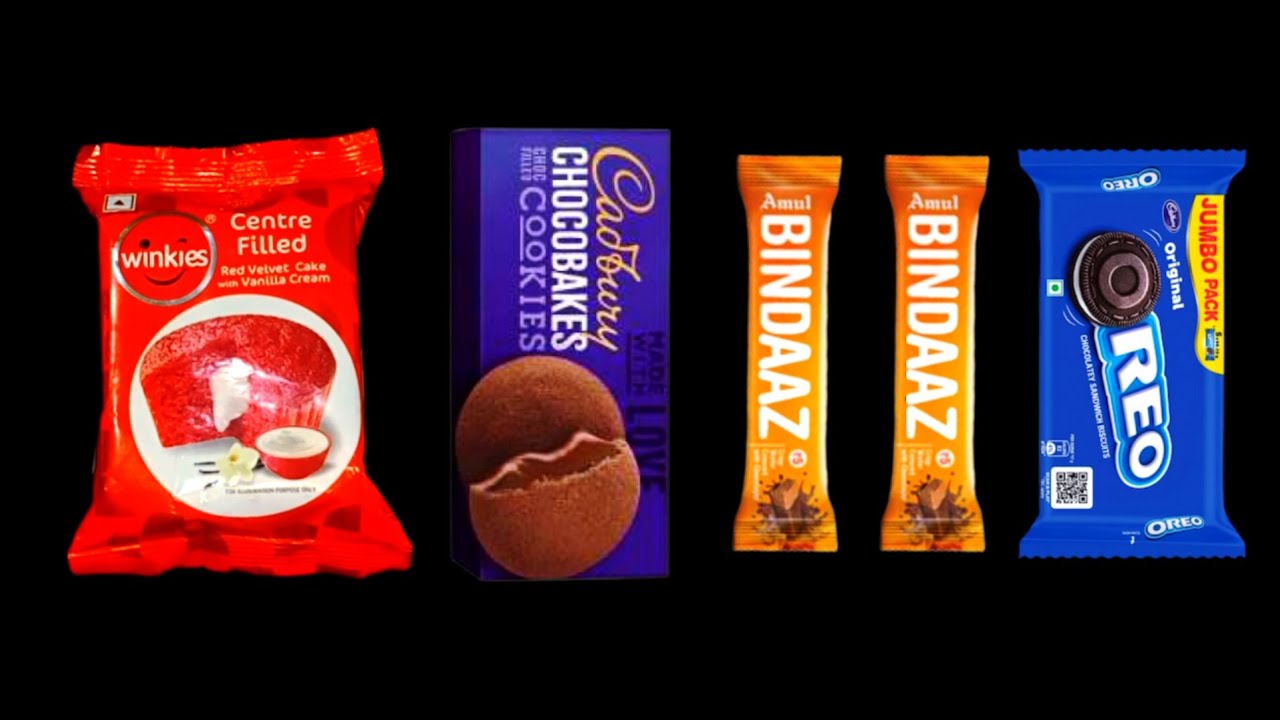 🍰🍫🍭🍪 CREAM CAKE, CHOCOBAR, Amul Chocolates and OREO unboxing - YouTube