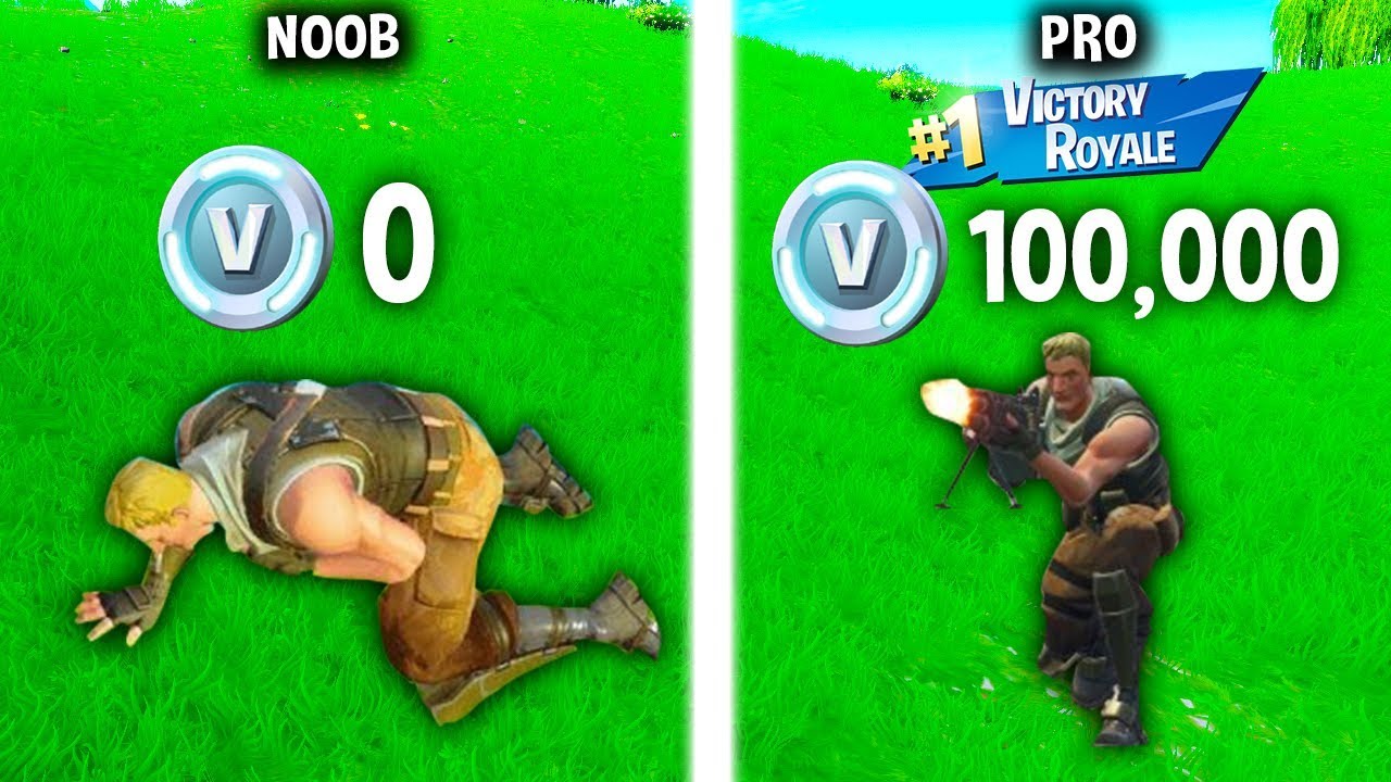1000 V-BUCKS for EVERY KILL in Fortnite! (Noob vs. Pro) - YouTube