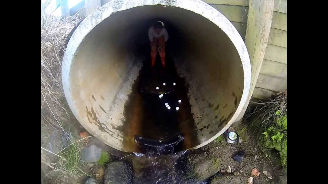 Culvert Flexible Spoiler Baffle demo - YouTube
