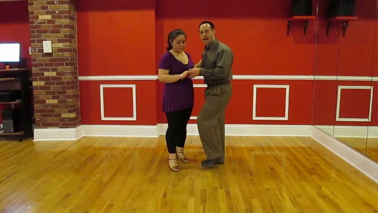 Ballroom dance lessons in Brooklyn. Swing dancing. Basic steps. - YouTube