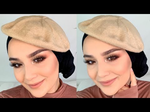 Easy turban hijab style for winter with hat cap I kolay sal bag lama modeli sapkali