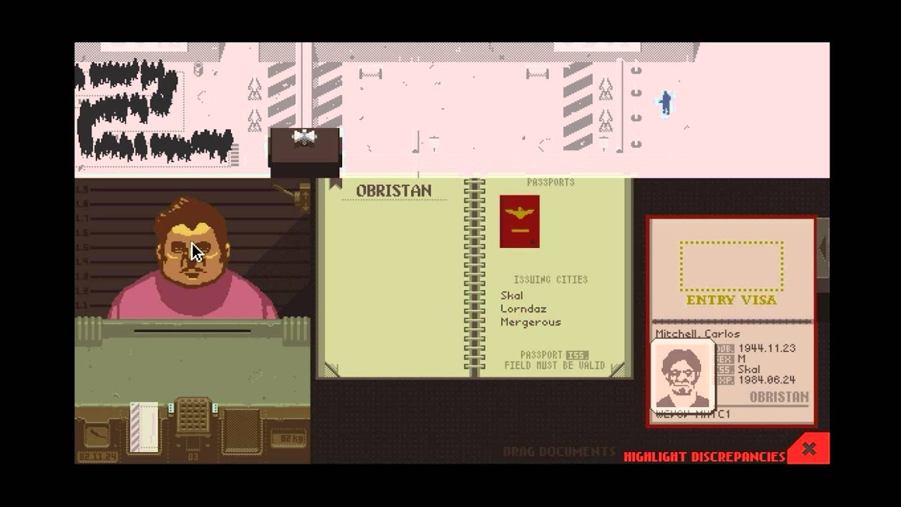 Papers please game controller - aslstone