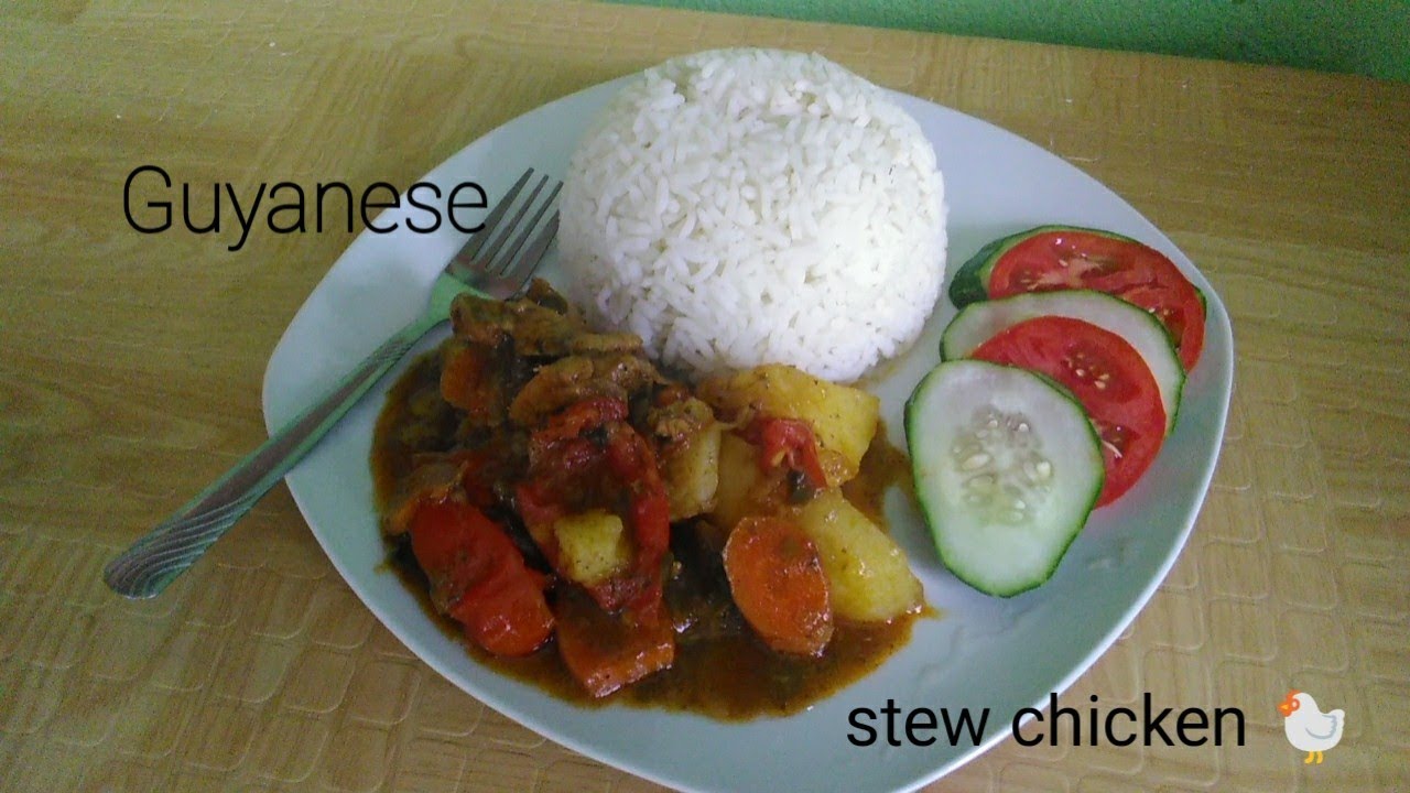 Guyanese stew chicken 🍛 🐔 - YouTube