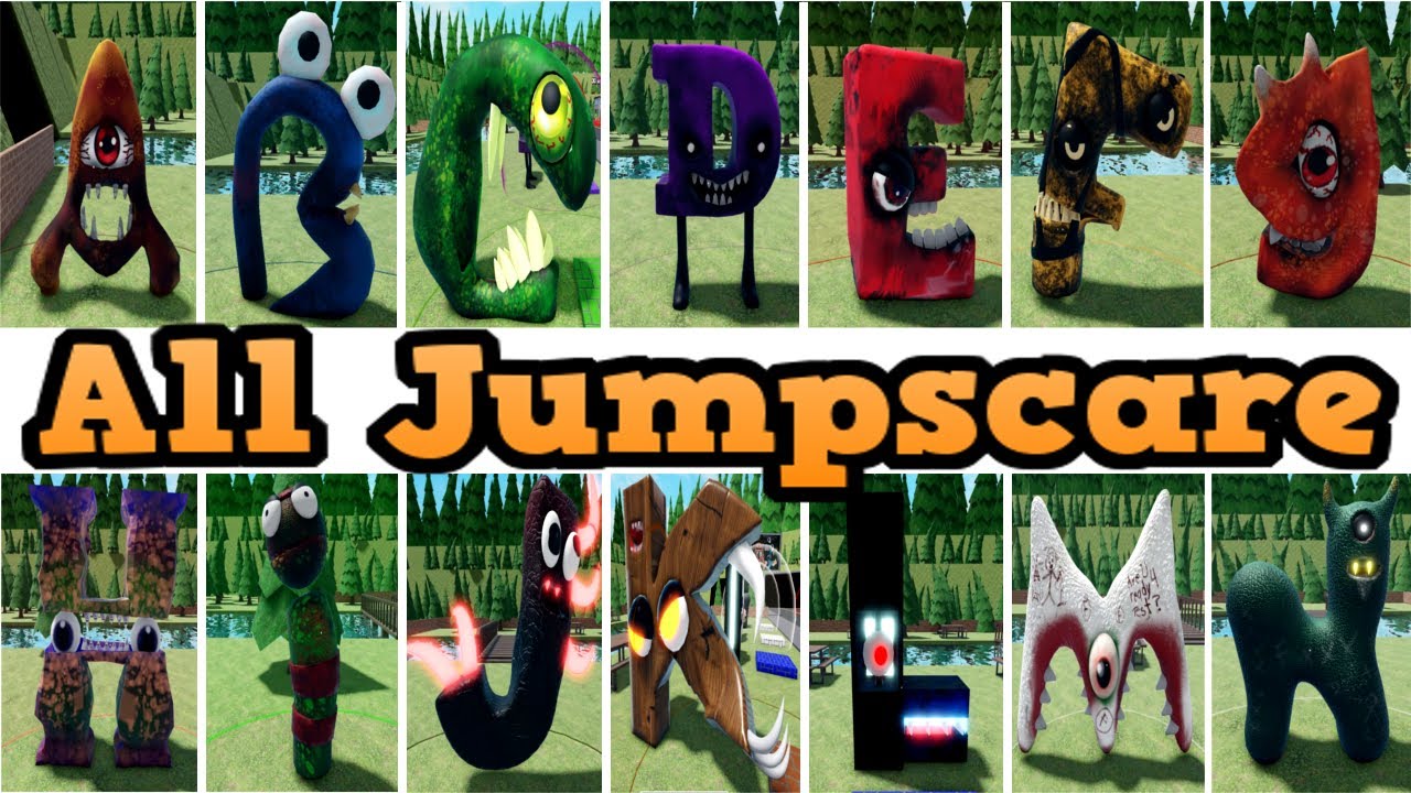 NEW All Jumpscare in 60 seconds ABC Lore (A-N...) - YouTube