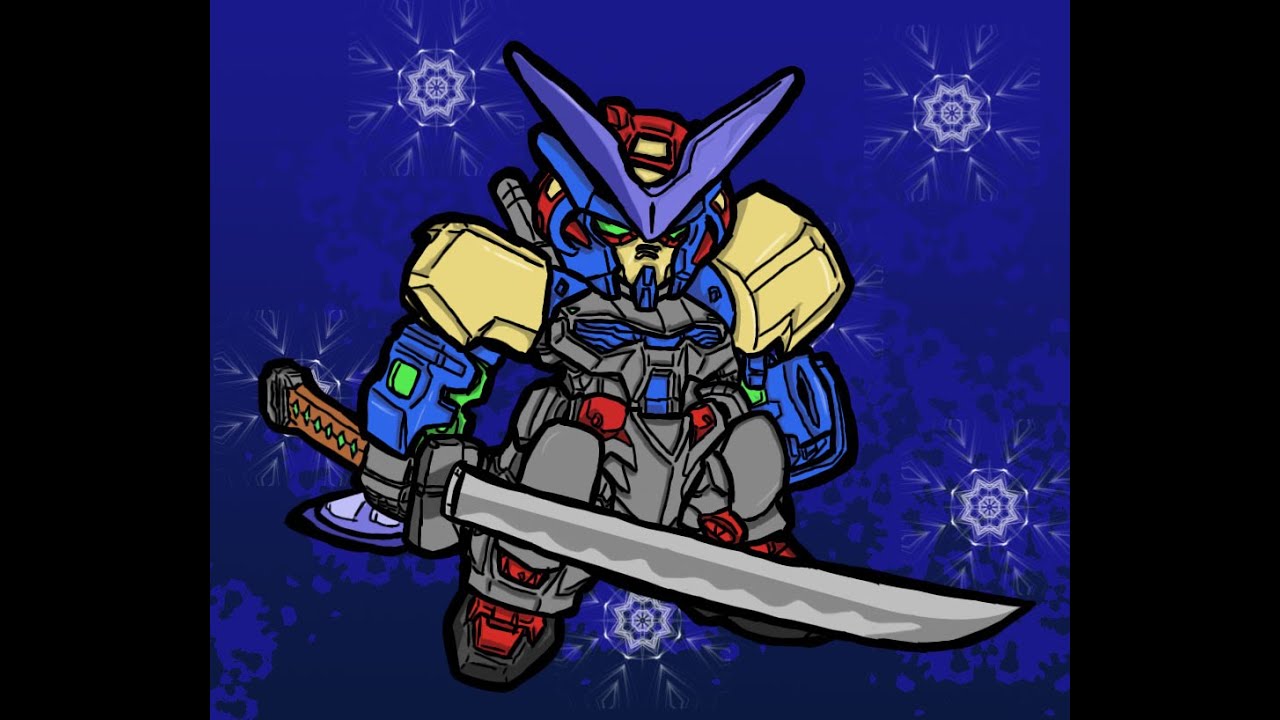 GUNDAM Suit outlining and coloring - Dokichan Speedpaint - YouTube
