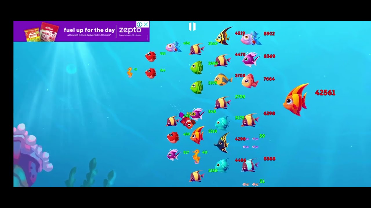 Fishdom new game || kill the big fish || hard level game || #fishdom # ...