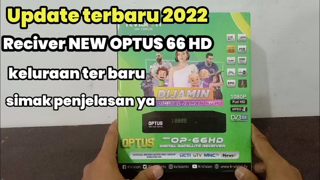 UPDATE TERBARU 2022‼️RESIVER NEW OPTUS 66 HD KELUARAN TERBARU - YouTube