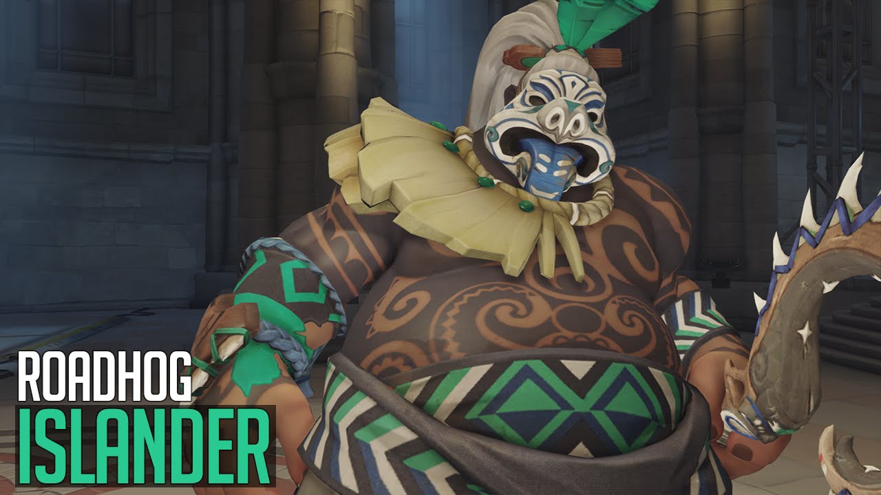 Overwatch | Roadhog - Islander skin - YouTube