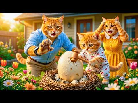 Ginger Kitten's  Giant Easter Egg Hunt Ends with a SHOCKING Secret! 😱🐾✨