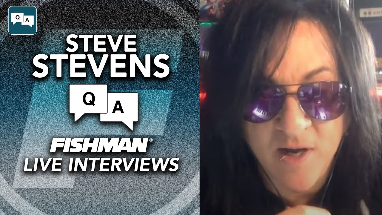 Steve Stevens Interview Part 1 - Fishman Live - YouTube