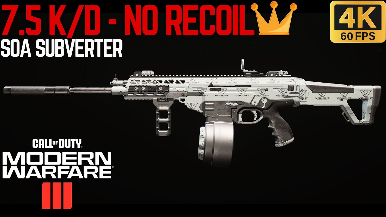 The only gun you need in MW3 SOA SUBVERTER- call of duty modern warfare ...